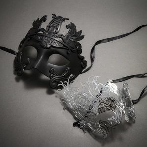 ILOVEMASKS | Accessories | Couples Masquerade Masks Greek Roman Swan ...